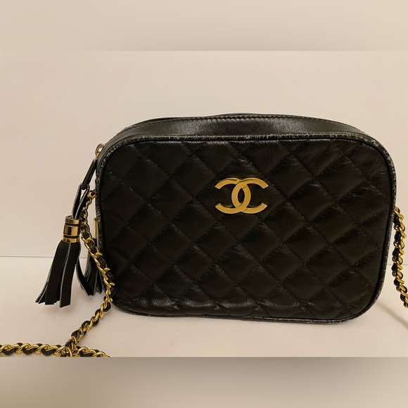 CHANEL | Bags | Chanel Display Bag Vintage Camera Bag Black | Poshmark